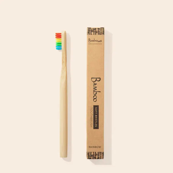 Bamboo Rainbow Toothbrush – Nudge Eco Store