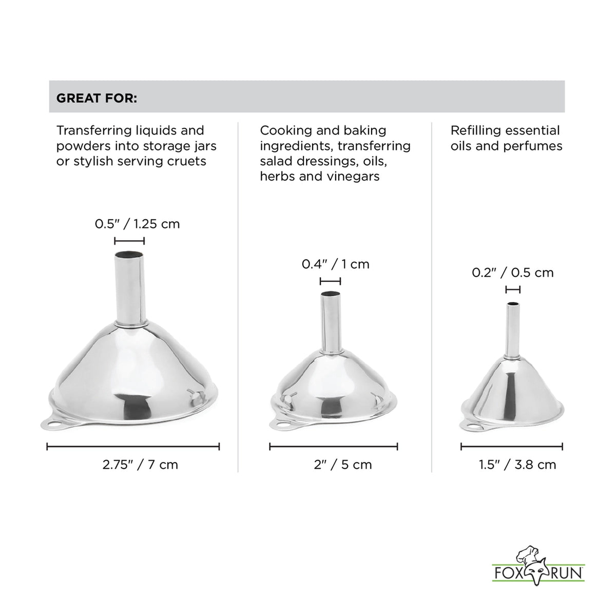Funnels - Stainless Steel – Nudge Eco Store