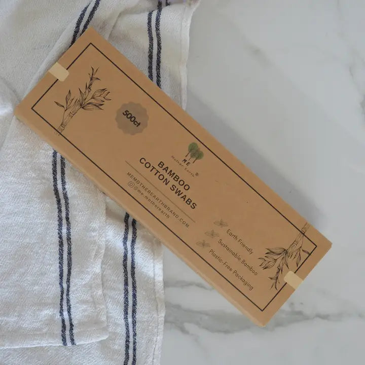 Bamboo Cotton Swabs 500ct – Nudge Eco Store