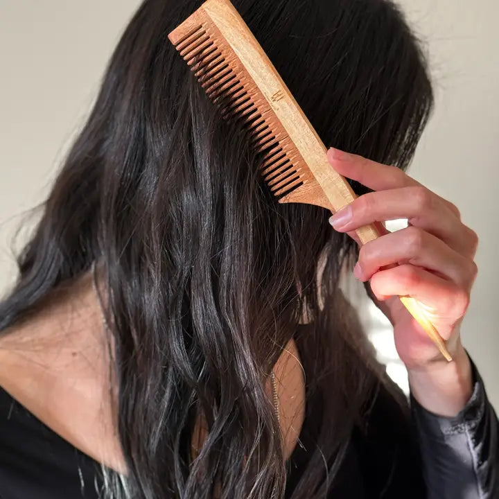 Neem Wood Pintail Comb – Nudge Eco Store
