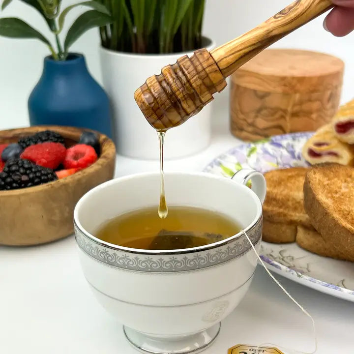 Olive Wood Honey Dipper – Nudge Eco Store