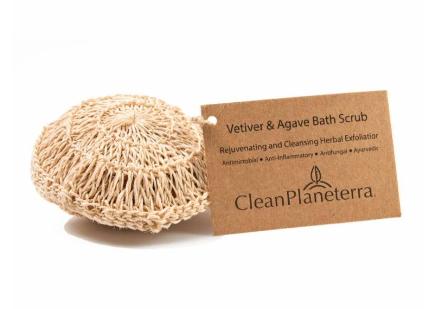 Bath Scrubber - Agave and Vetiver – Nudge Eco Store